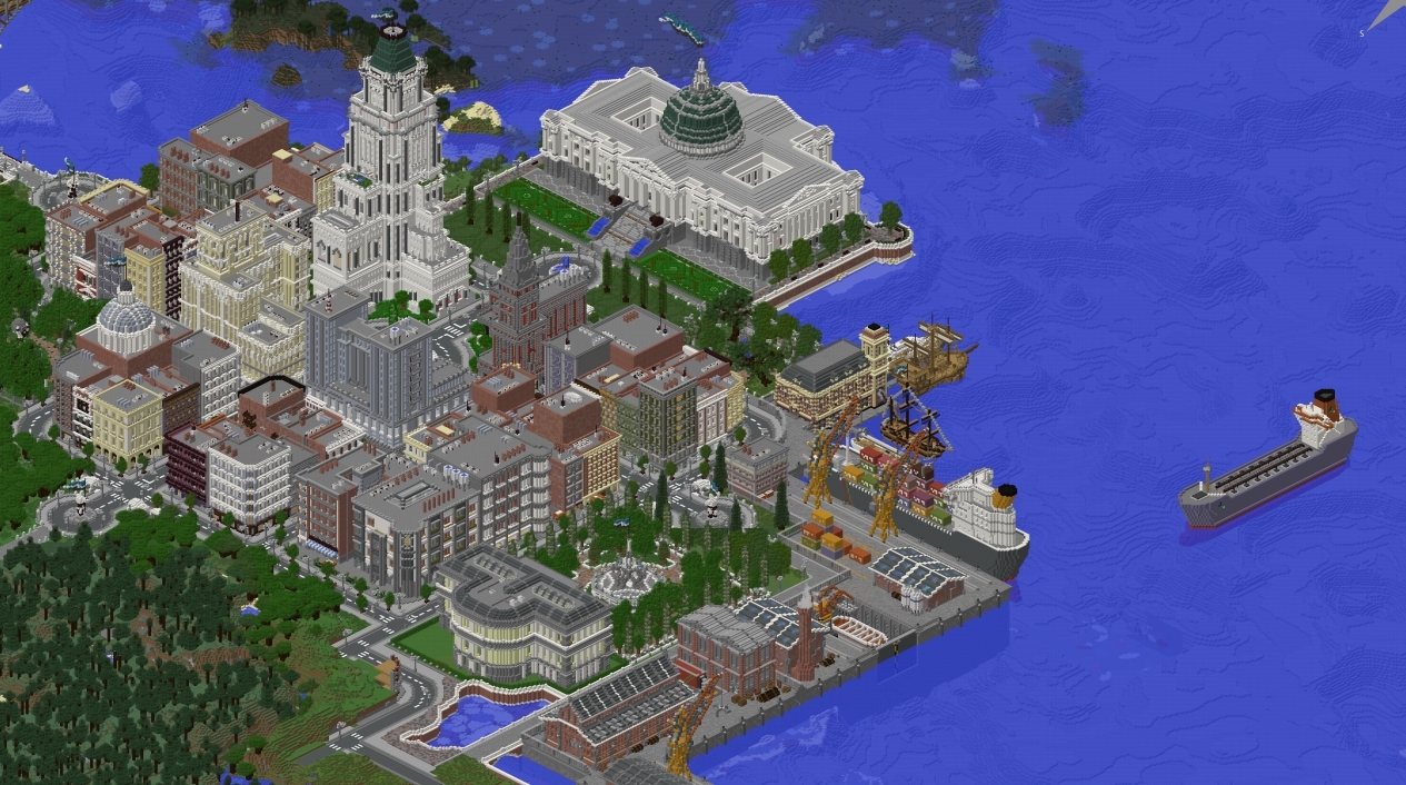 Spawnia - (WorldCraft's spawn) Minecraft Map