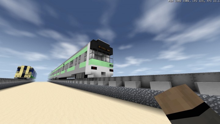 JR Yamanote & Chuo Sobu E231-500 series commuter train Minecraft Map