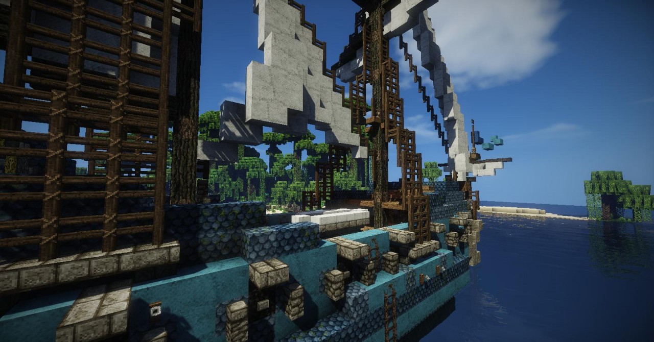 Baltic brigantine early 18th century (with download) Minecraft Map
