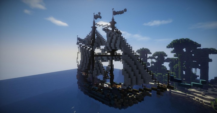 Baltic brigantine early 18th century (with download) Minecraft Map