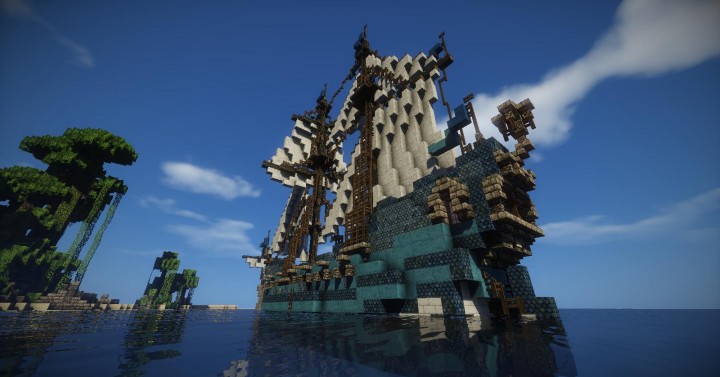Baltic brigantine early 18th century (with download) Minecraft Map