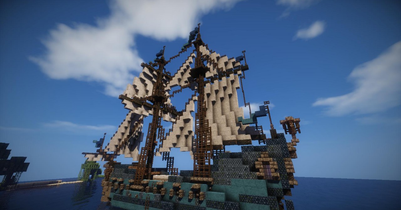 Baltic brigantine early 18th century (with download) Minecraft Map
