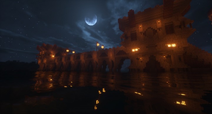 Fantasy Desert Bridge Minecraft Map