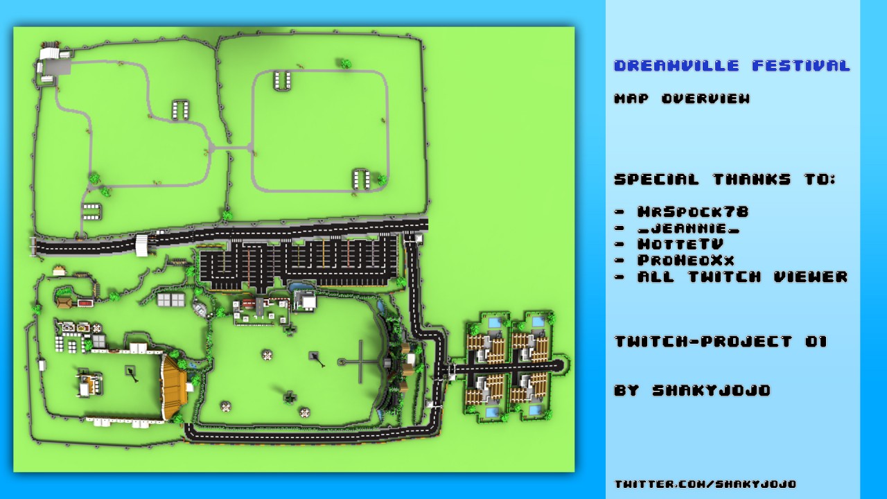 Dreamville Festival Minecraft Map