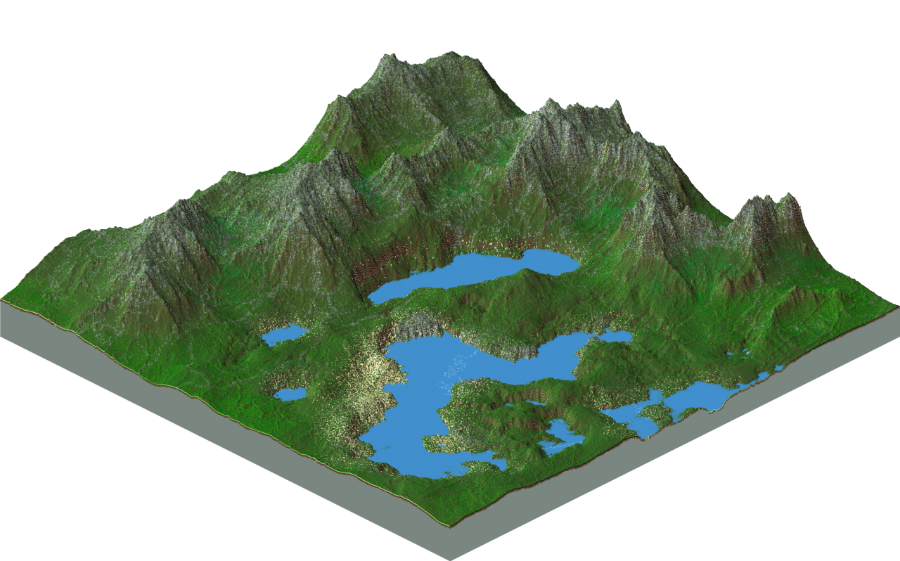 The Emerald Valley - 1k x 1k Map Minecraft Map