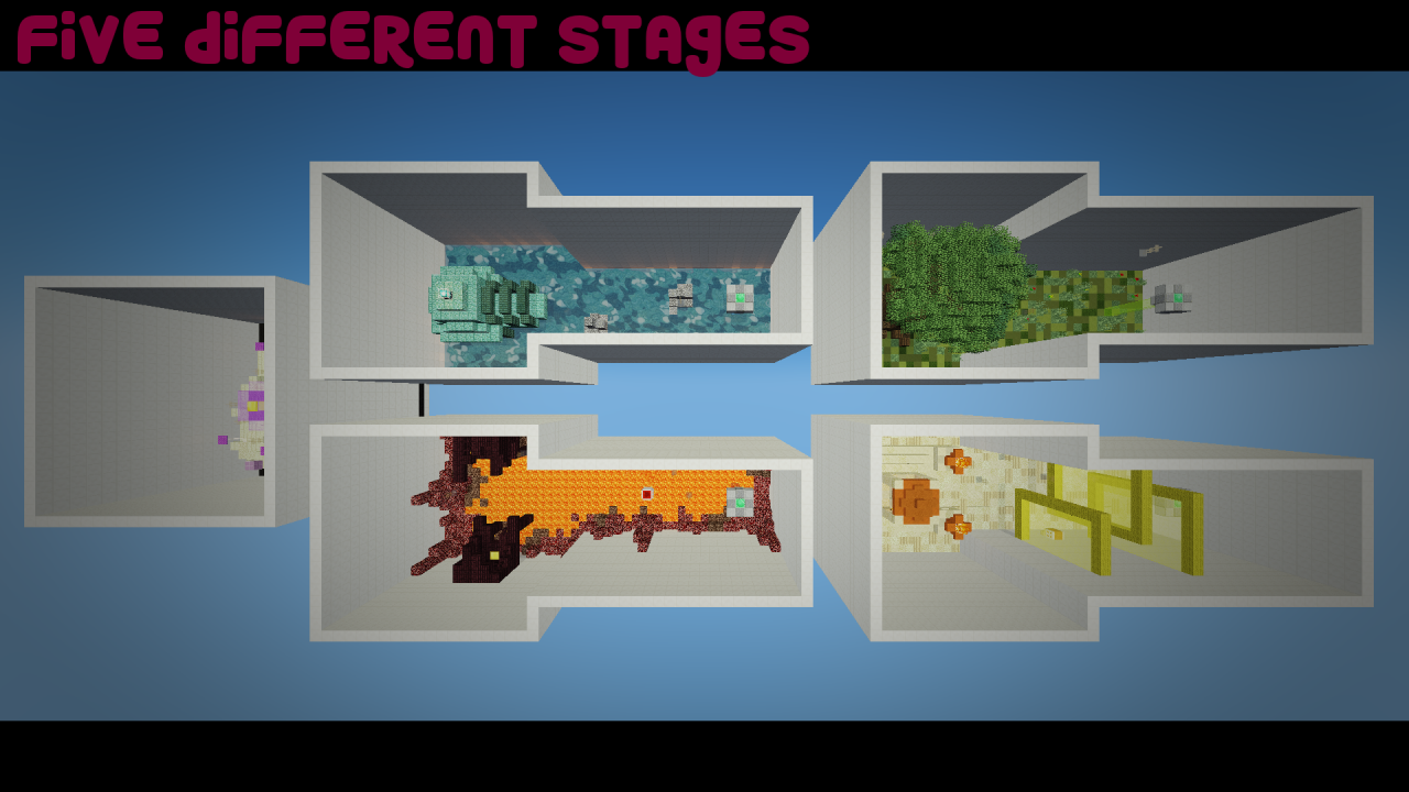 Pop-out Blocks Minecraft Map