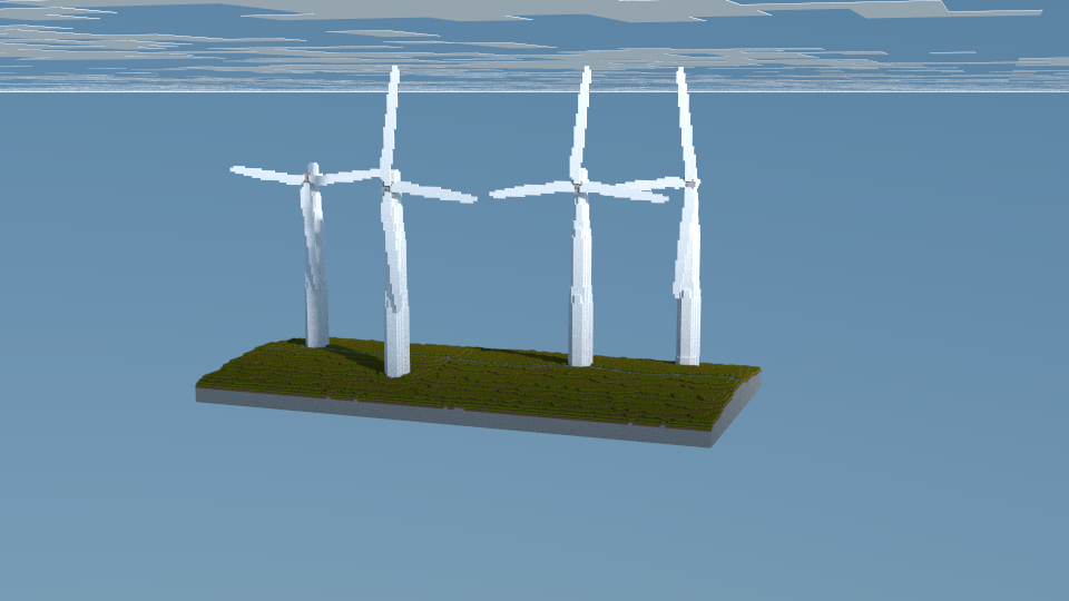 Build Of Majoras | Wind Turbines Minecraft Map