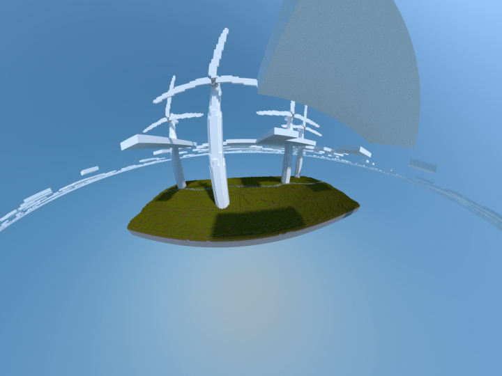 Build Of Majoras | Wind Turbines Minecraft Map