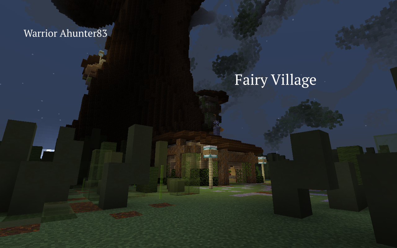 Fairy Village - In The Trees - Ahunter83 Minecraft Map