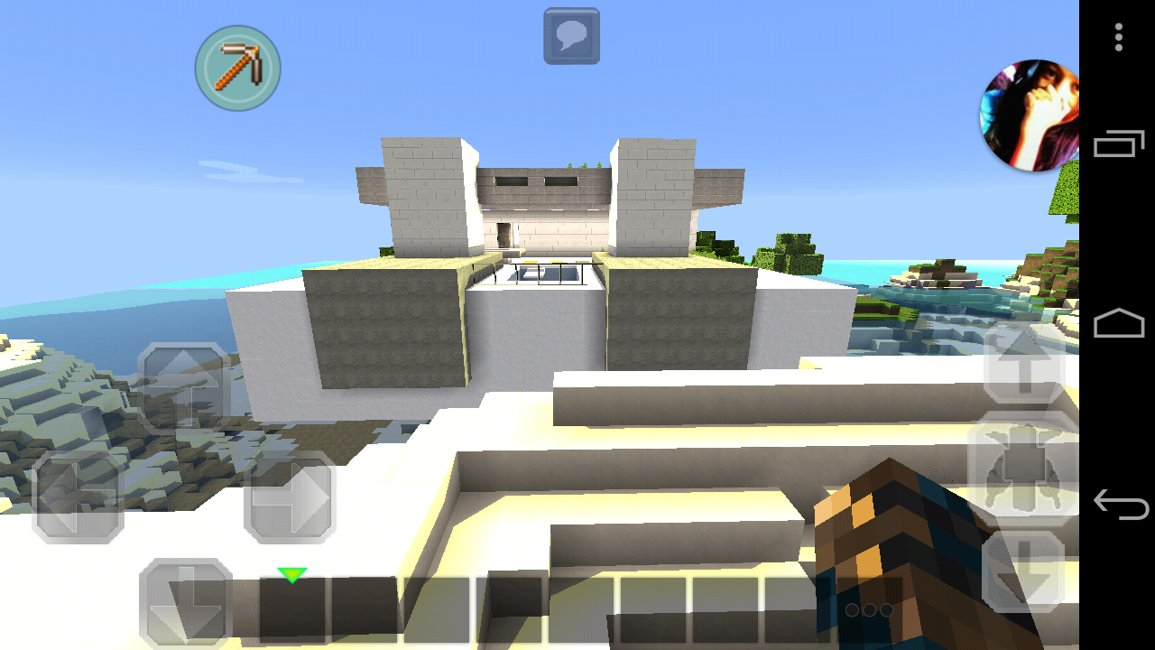 Modern Island House Minecraft Map