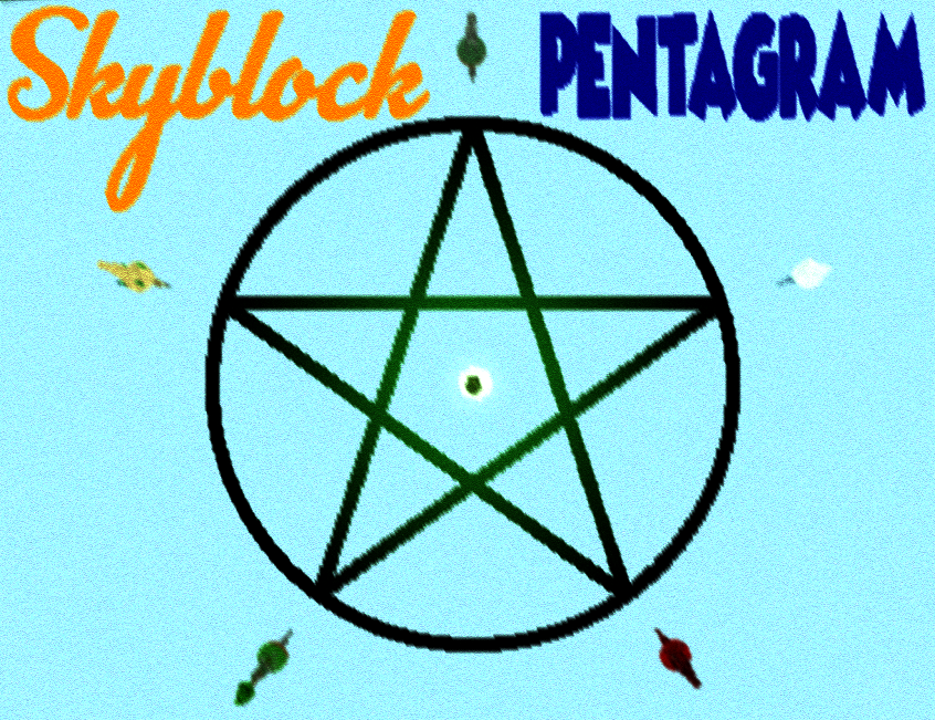 Skyblock Pentagram Minecraft Project