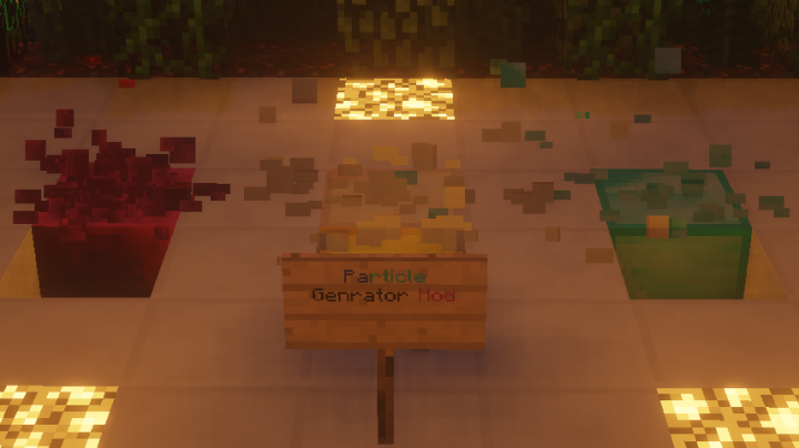 Particle Generators World With MCEDIT Filter Minecraft Map
