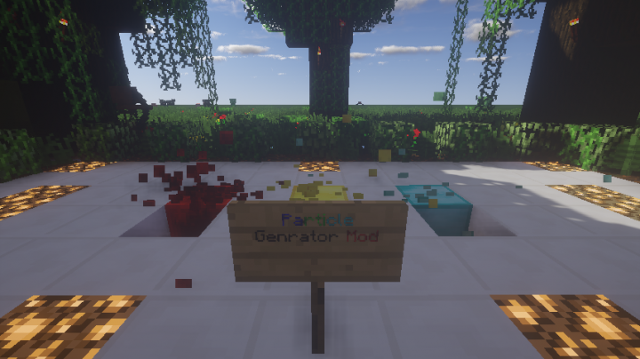 Particle Generators World With MCEDIT Filter Minecraft Map