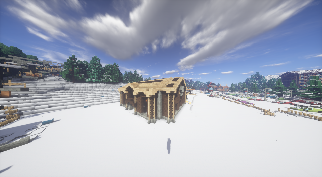 SKIWORLD 17/18 Project Minecraft Map