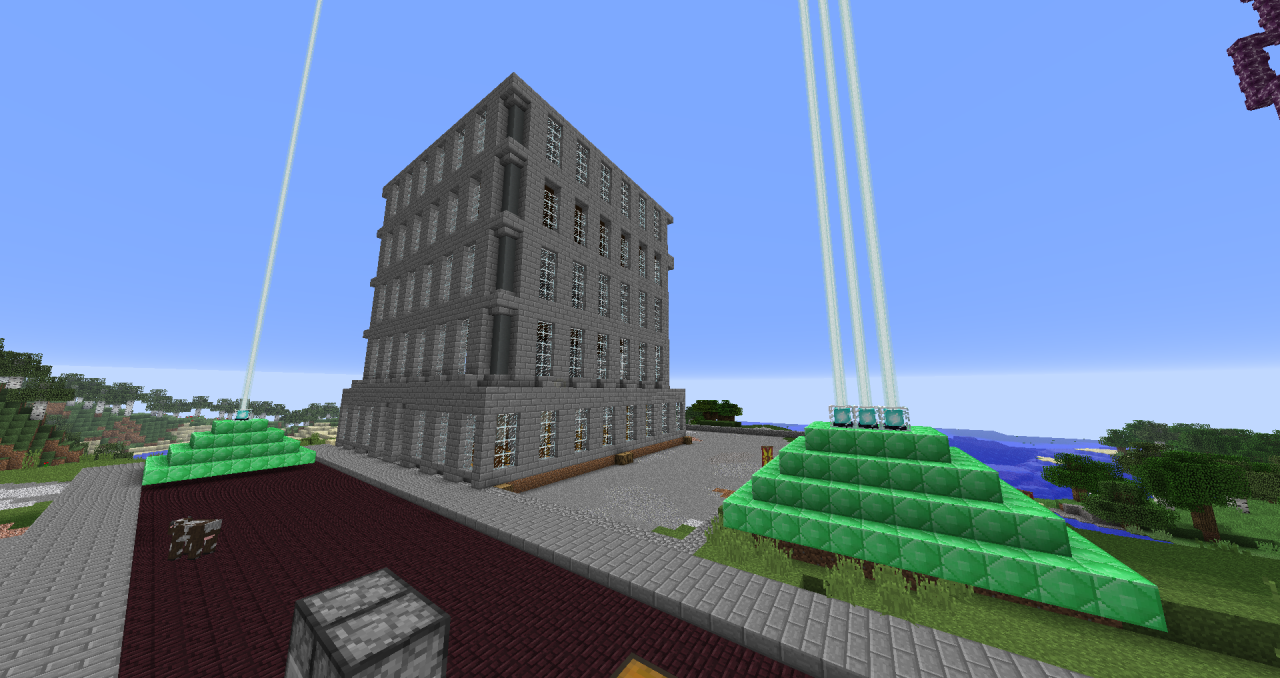 Minecraft towny. Functional City experiment. Minecraft Map