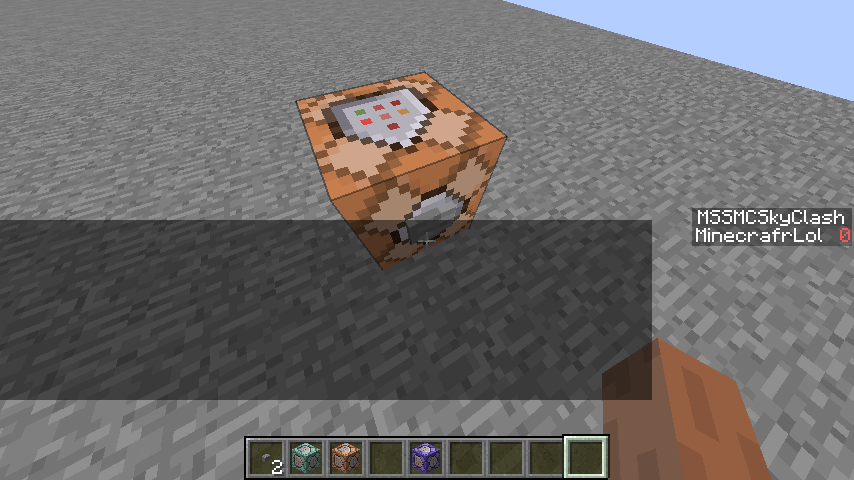 clear chat command Minecraft Project