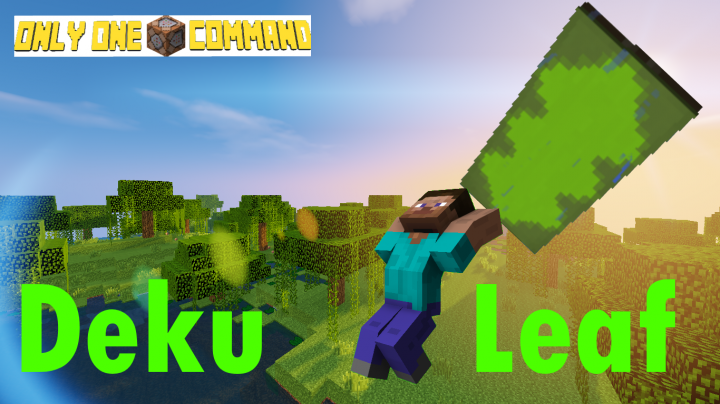 Mini Creations | Deku Leafs - Only One Command Minecraft Map
