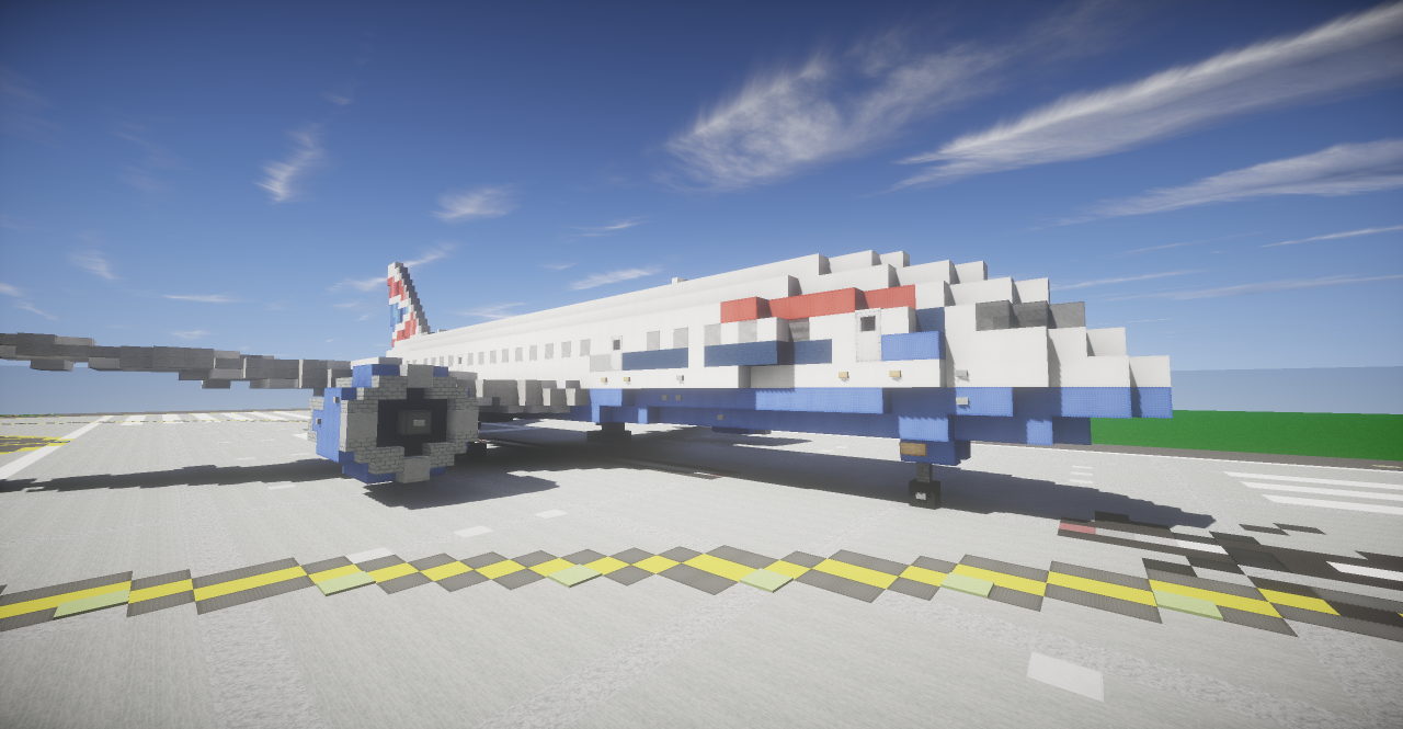 Boeing 787-8 [1.5:1 scale] Minecraft Map