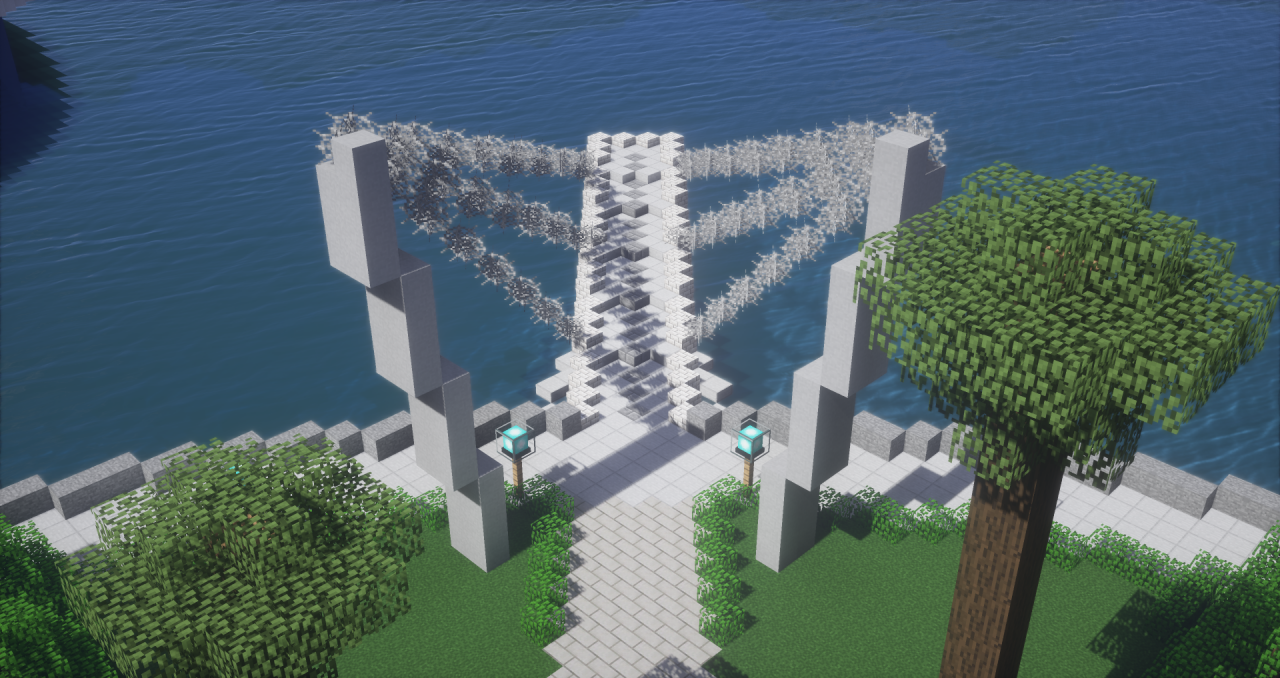 Modern Suspension Pier - Greenfield Minecraft Map