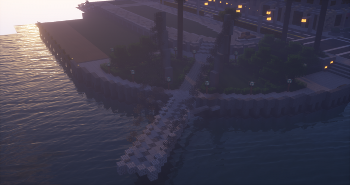 Modern Suspension Pier - Greenfield Minecraft Map
