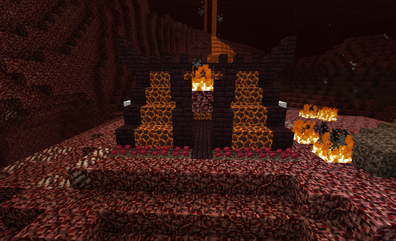 Nether tent (magma mold) Minecraft Map