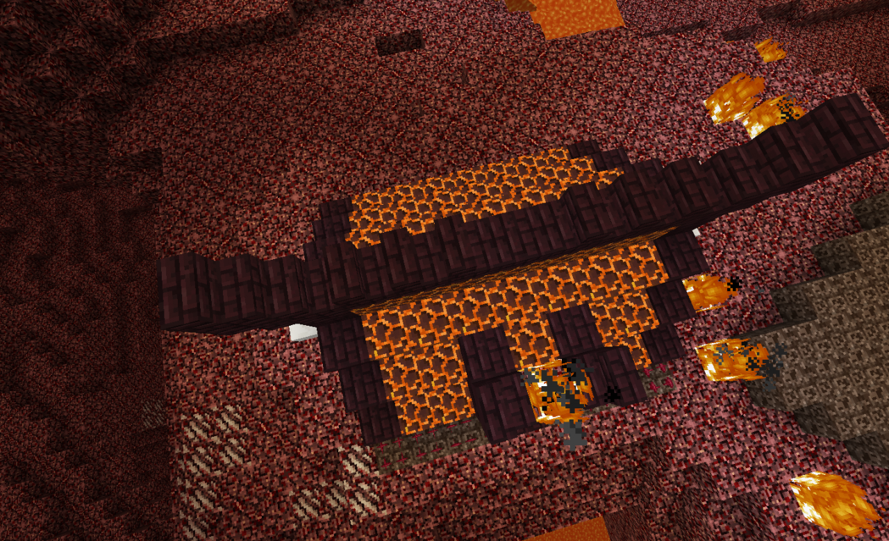 Nether tent (magma mold) Minecraft Map