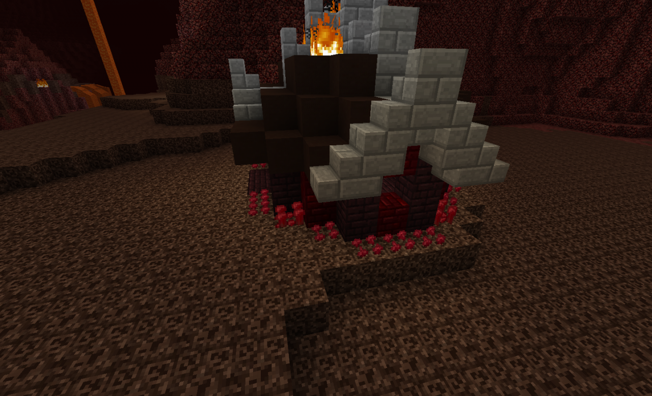 Nether house (demonic nation) Minecraft Map