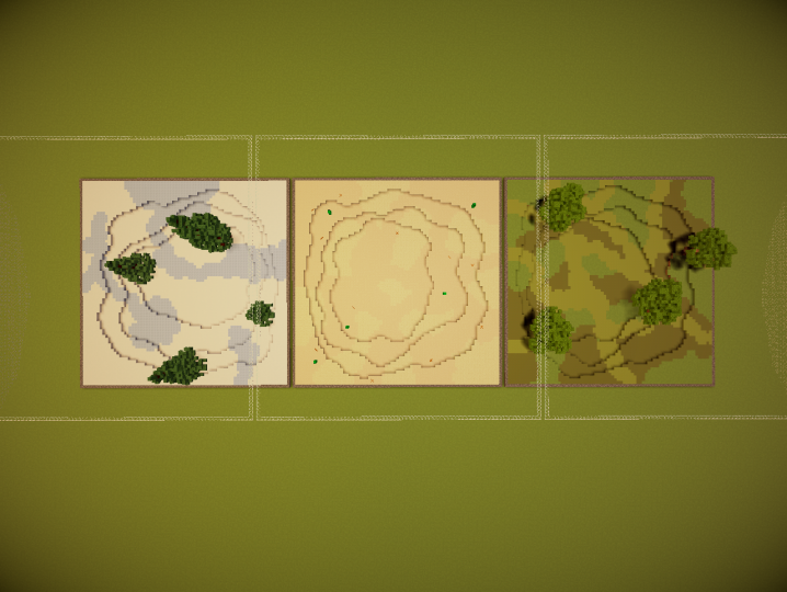 3 PvP/1vs1/Practice Arenas Pack Minecraft Map