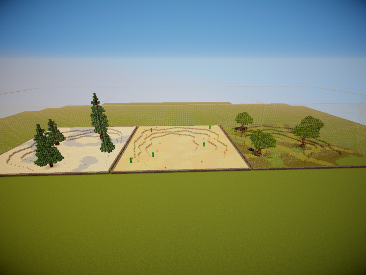 3 PvP/1vs1/Practice Arenas Pack Minecraft Map