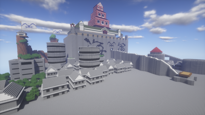 '' Era of Dreams '' 夢の時代 One Piece World Map Minecraft Map