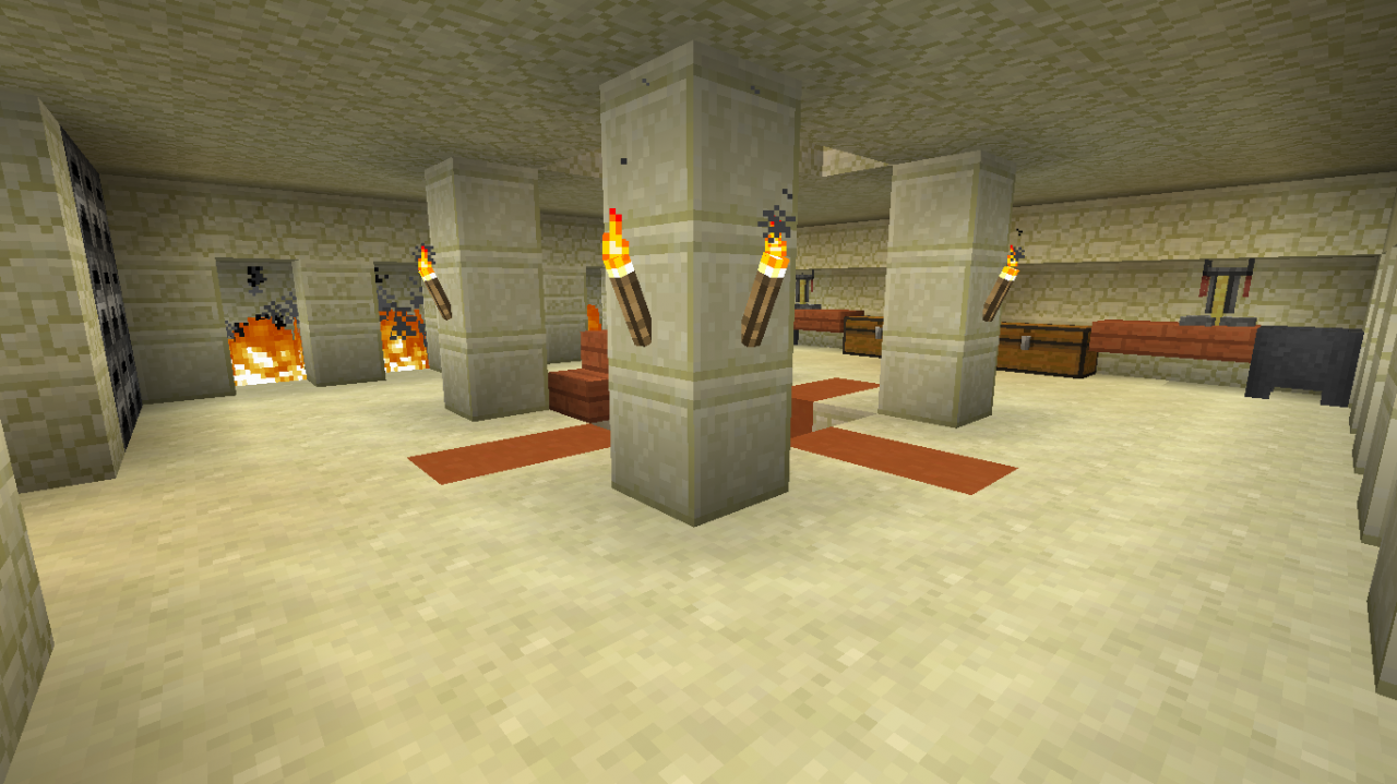 Dessert temple house Minecraft Map