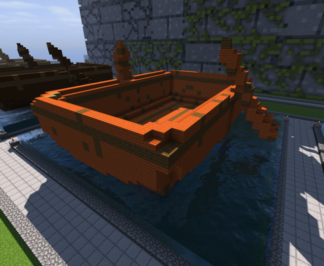 3D pixelart Boats - [High Detail] Minecraft Map