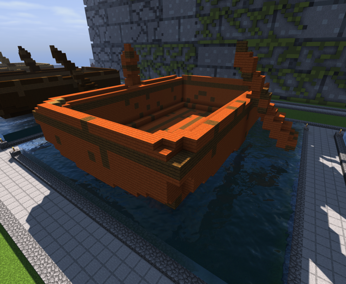 3D pixelart Boats - [High Detail] Minecraft Map