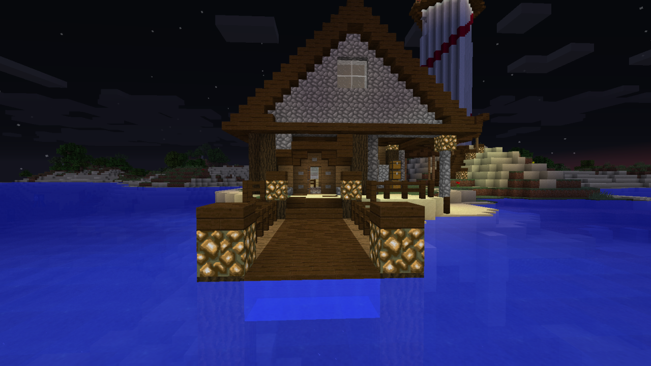 Beach house Minecraft Map