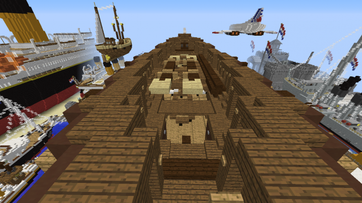 Lifeboat 4 of RMS Titanic Minecraft Map