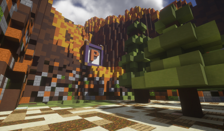 Sylvan and Glacier Pvp Arena Minecraft Map