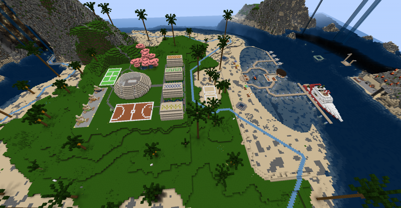 Secluded Cove Resort & Spa Minecraft Map