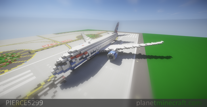 Boeing 787-8 [1.5:1 scale] Minecraft Map
