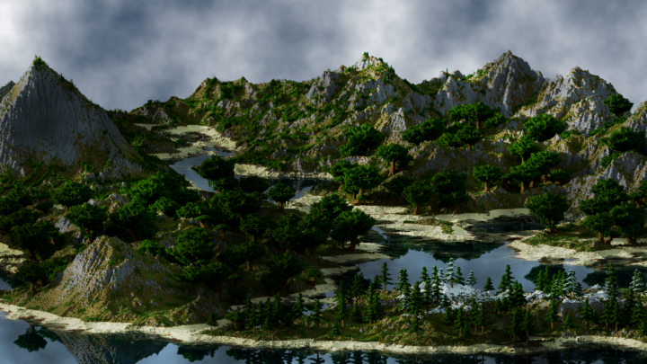 [VI] Alpha Slopes - 12k x 12k Remaster - Custom Terrain (Snow, Desert ...