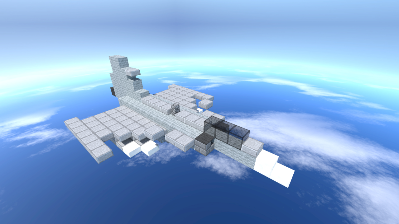 Swedish JAS 39 Gripen Fighter Jet Minecraft Map