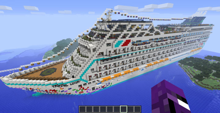 Cruise Ship Original: Tropical Luxury Minecraft Map