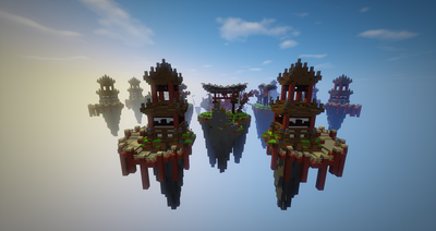 Map Skywars ( Asian , Asiatique ). Minecraft Map