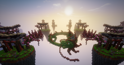 Map Skywars ( Asian , Asiatique ). Minecraft Map