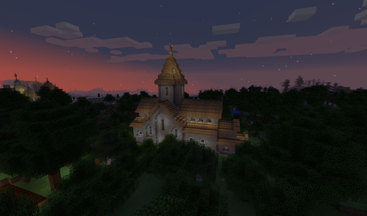 Georgian church Minecraft Map