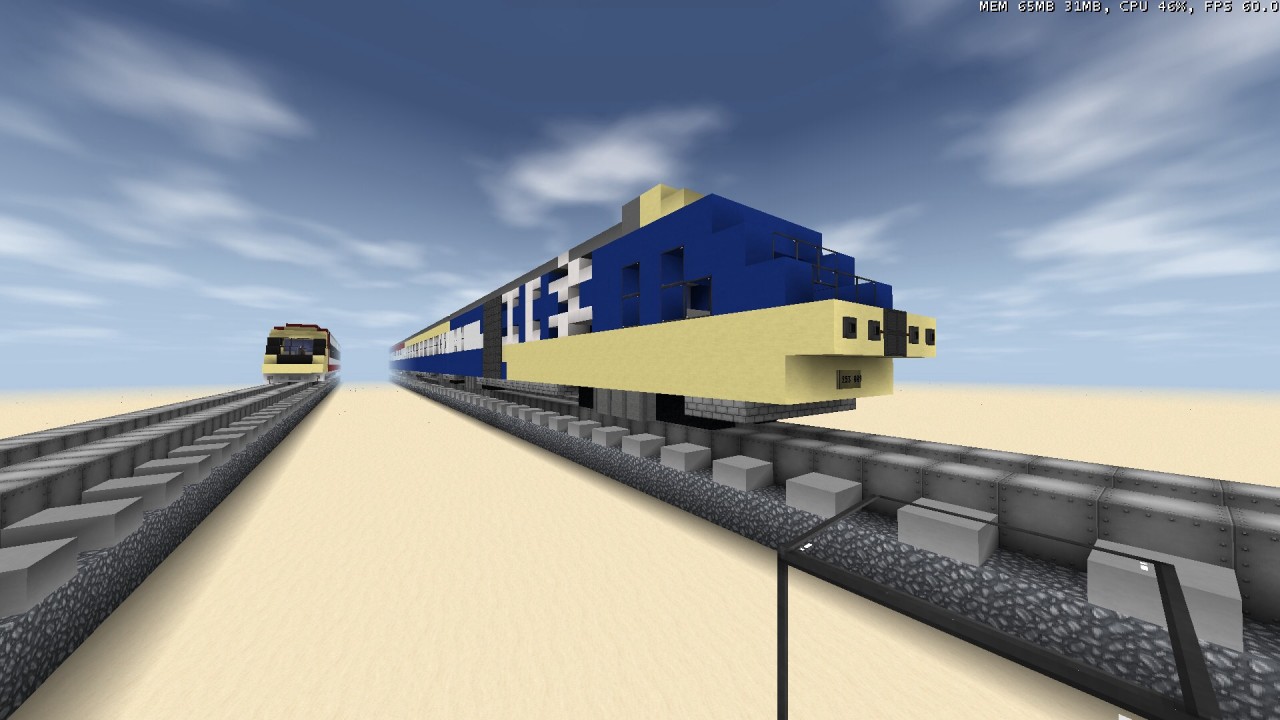 BR Class 43 HST (Intercity 125) Minecraft Map