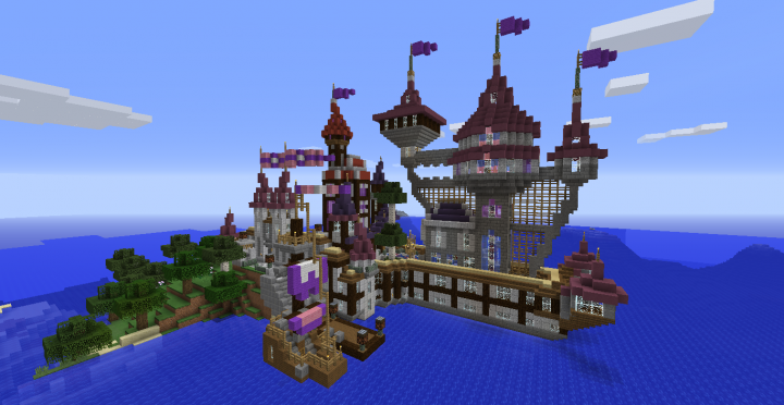 Magus Purpura Purple Magical Kingdom Minecraft Map