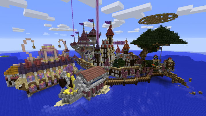 Magus Purpura Purple Magical Kingdom Minecraft Map