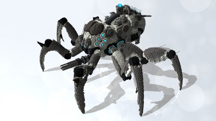 Giant mechanical arthropod Minecraft Map