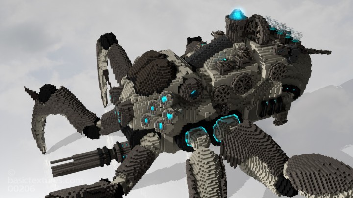 Giant mechanical arthropod Minecraft Map