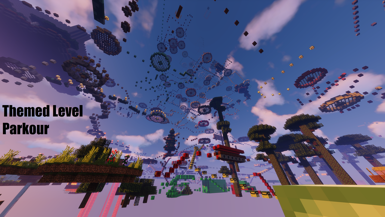 3000 Jumps-Themed Level Parkour Minecraft Map